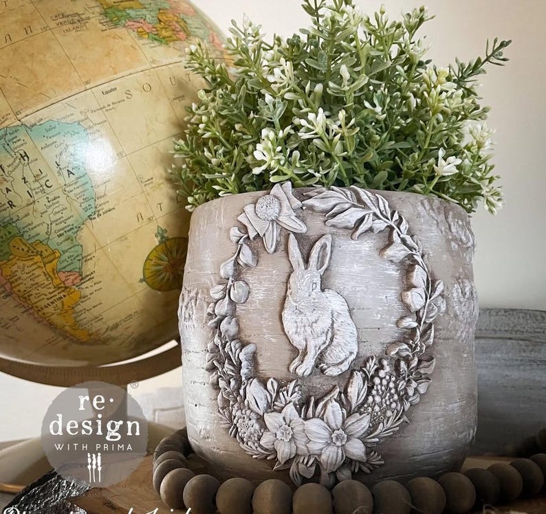 Decor Mould Easter Wreath by Prima Re-design New - Etsy