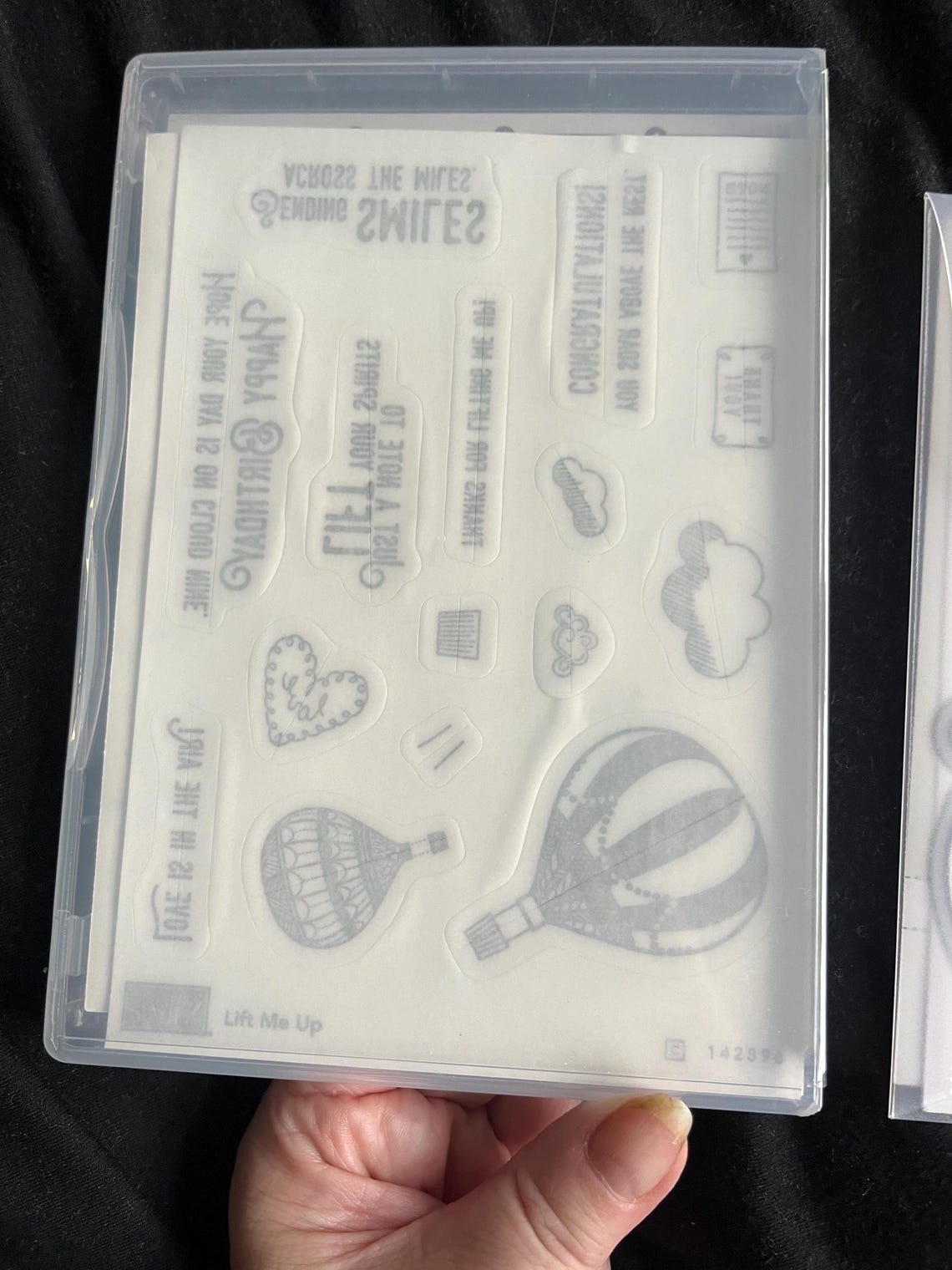 Stampinup Lift Me up Rubber Stamp Set and Coordinating Dies New Unused ...