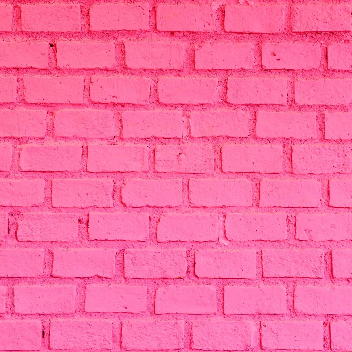 Hot Pink Brick Rigid Photography Backdrop Flat Lay Photo - Etsy