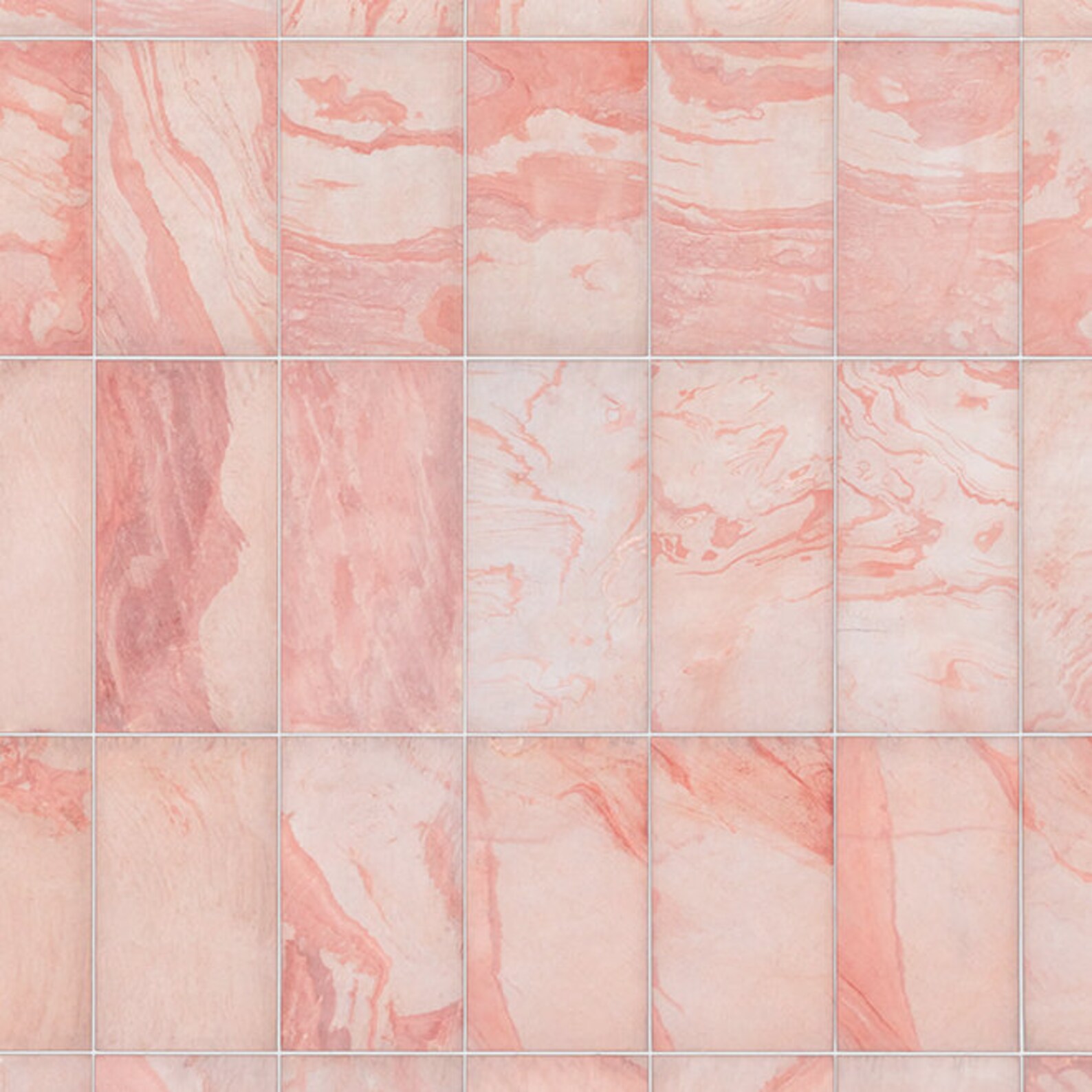 Peachy Marble Tiles Rigid Photography Backdrop Flat Lay Photo Surface ...