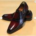 Handmade Shaded Red Brogue Monk Shoes Formal Dress Shoes - Etsy