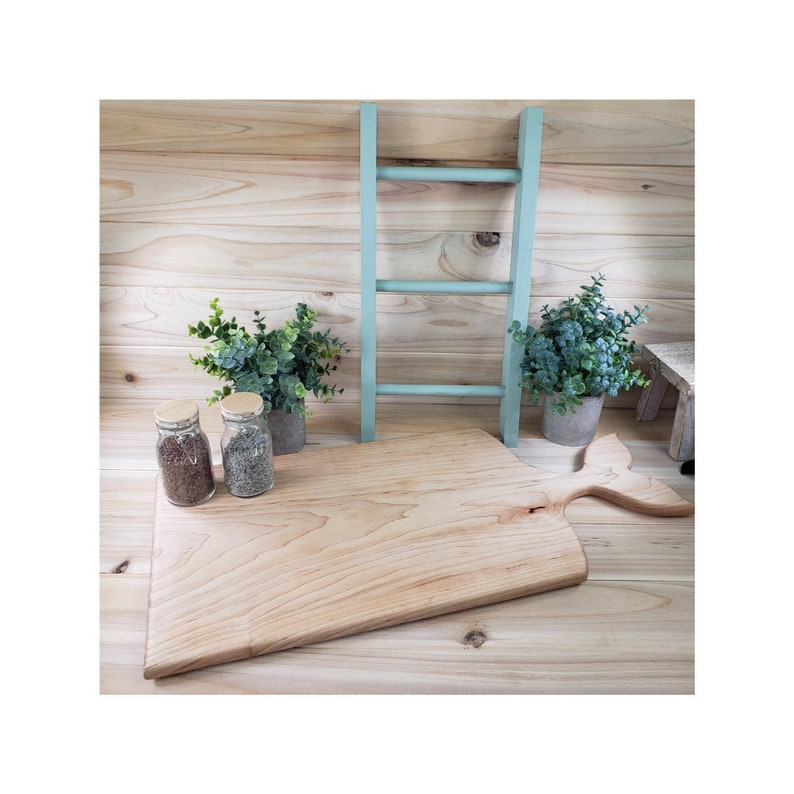 Handmade Charcuterie Board| Fishtail Handle| Solid Maple Wood ...