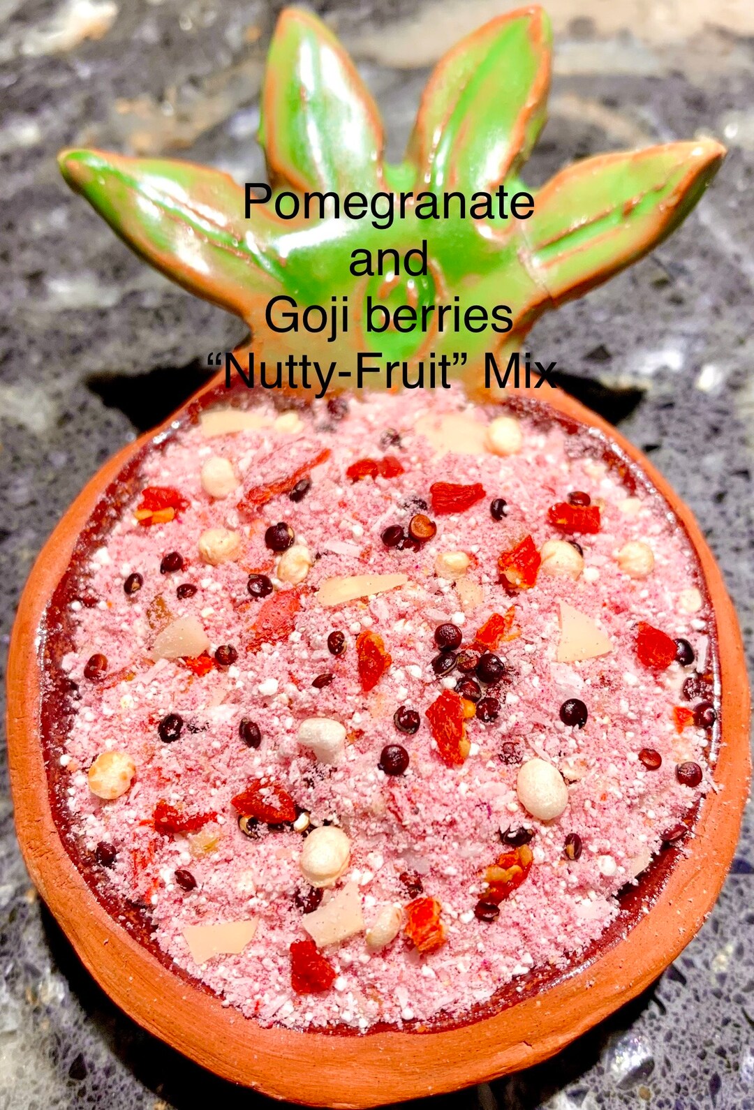 Pomegranate, Raspberry and Goji Berries nutty Fruit Mix ziploc Bags - Etsy