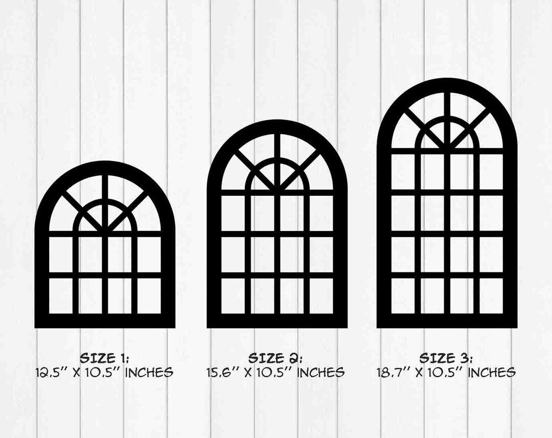 Window Frame, 3 Sizes, Instant Download, Svg Pdf Dxf Png Formats ...