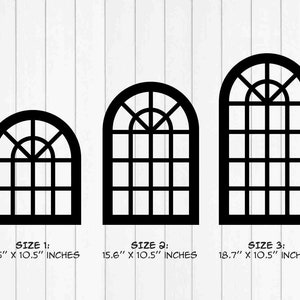 Window Frame, 3 Sizes, Instant Download, Svg Pdf Dxf Png Formats ...