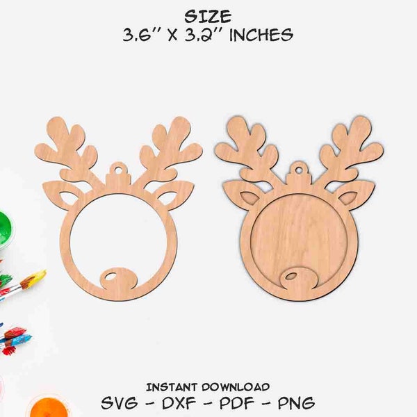 Reindeer Cut Outs - Etsy