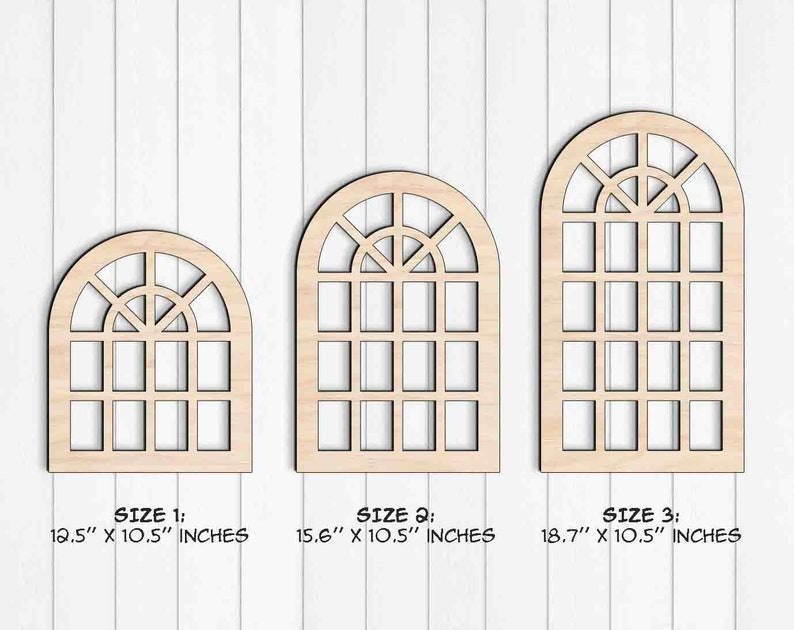 Window Frame 3 Sizes Instant Download Svg Pdf Dxf Png - Etsy