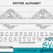 Monogram Entire Alphabet Letter Glowforge SVG Door Hanger - Etsy