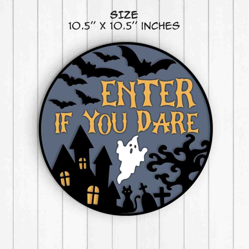 Enter If You Dare Sign - Etsy