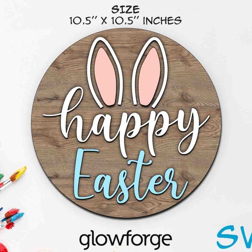 Easter Bundle Glowforge SVG Laser Cut Files DIY Easter | Etsy