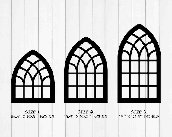 Window Frame 3 Sizes Instant Download Svg Pdf Dxf Png - Etsy
