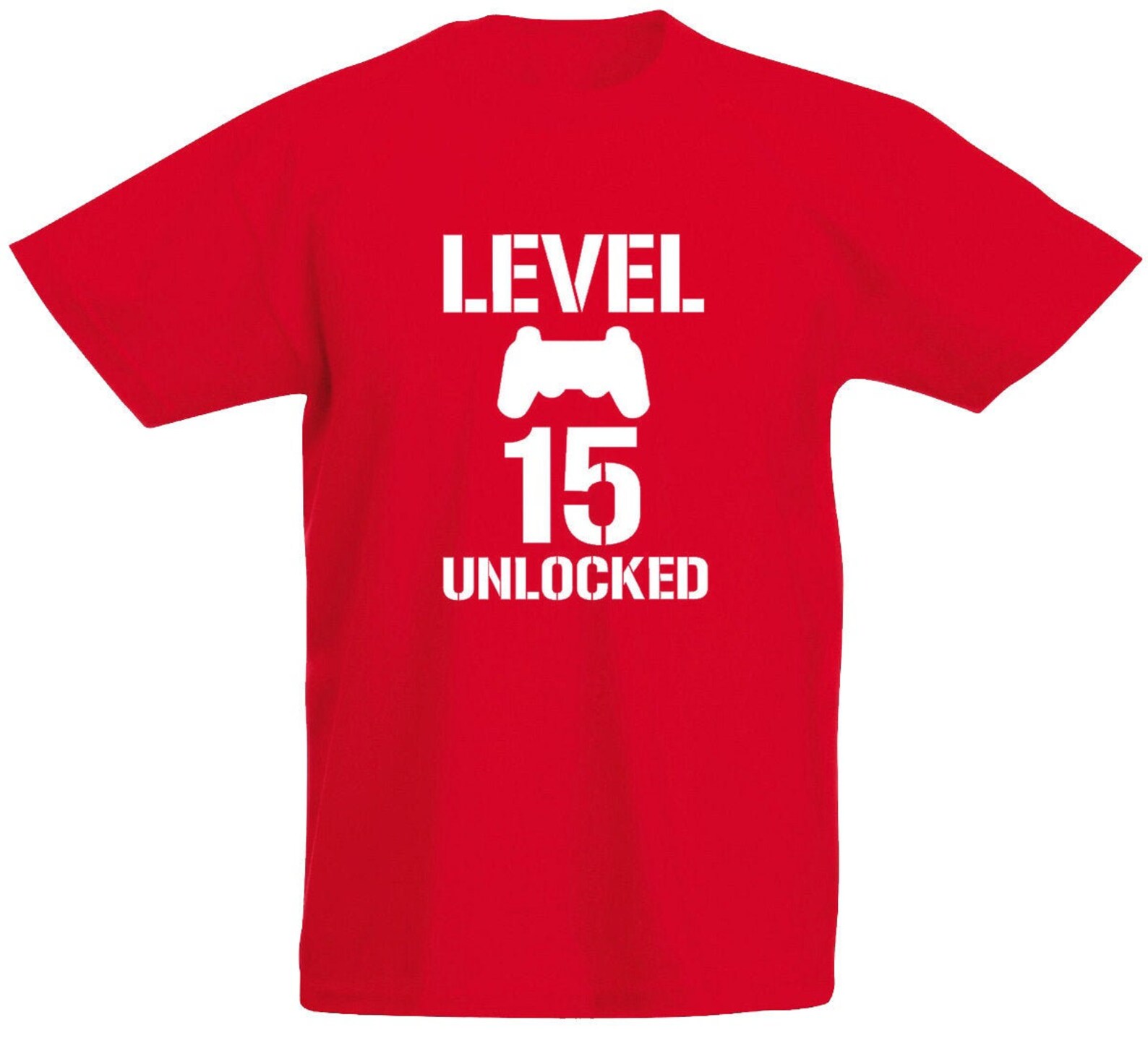 Level 15 Unlocked Boys T-shirt 15th Birthday Gift T-shirt for - Etsy