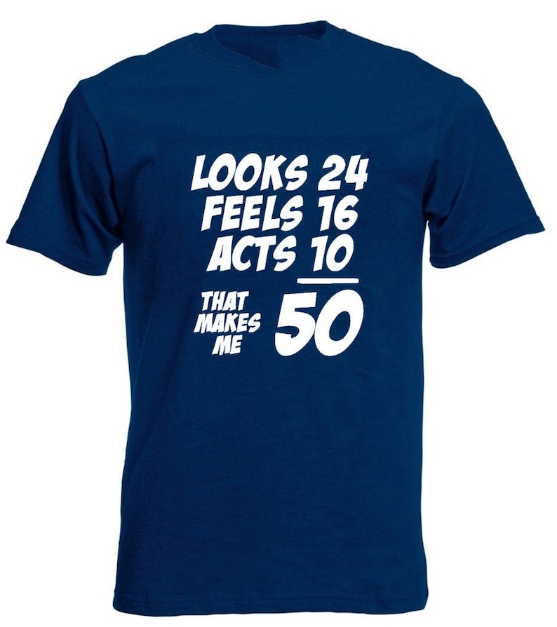 That Makes Me 50 Men's T-Shirt 50th Birthday Gift For Men | Etsy