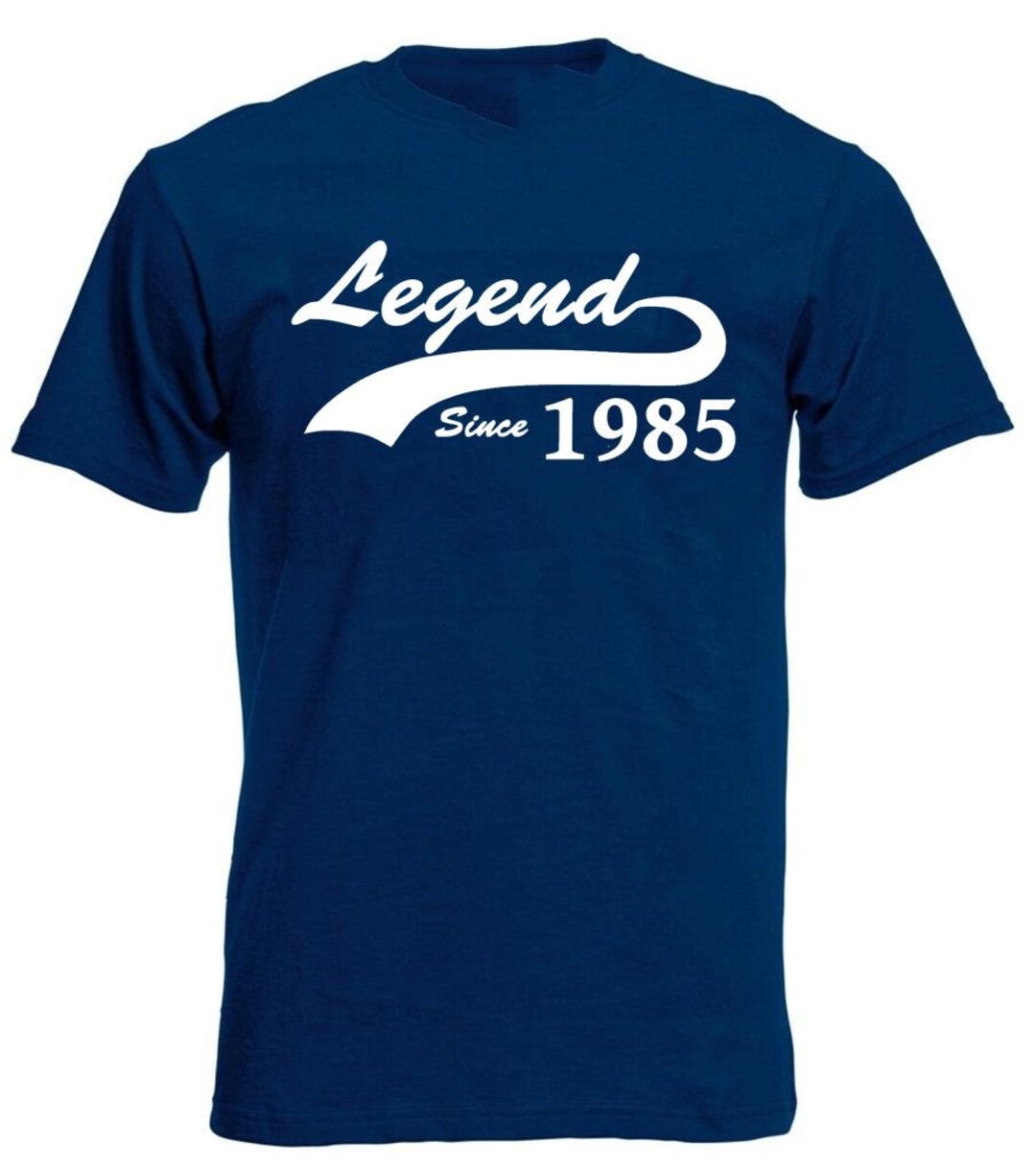 Legend Since 1985 Men's T-shirt, 40th Birthday Gift for Men Him Dad ...