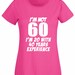 I'm Not 60 Women's T-shirt 60th Birthday Gift for Her | Etsy