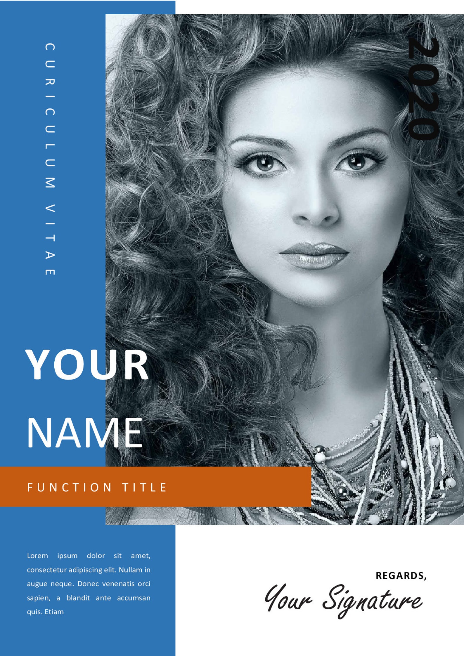 Professional Resume Template CV Template Instant Download Etsy