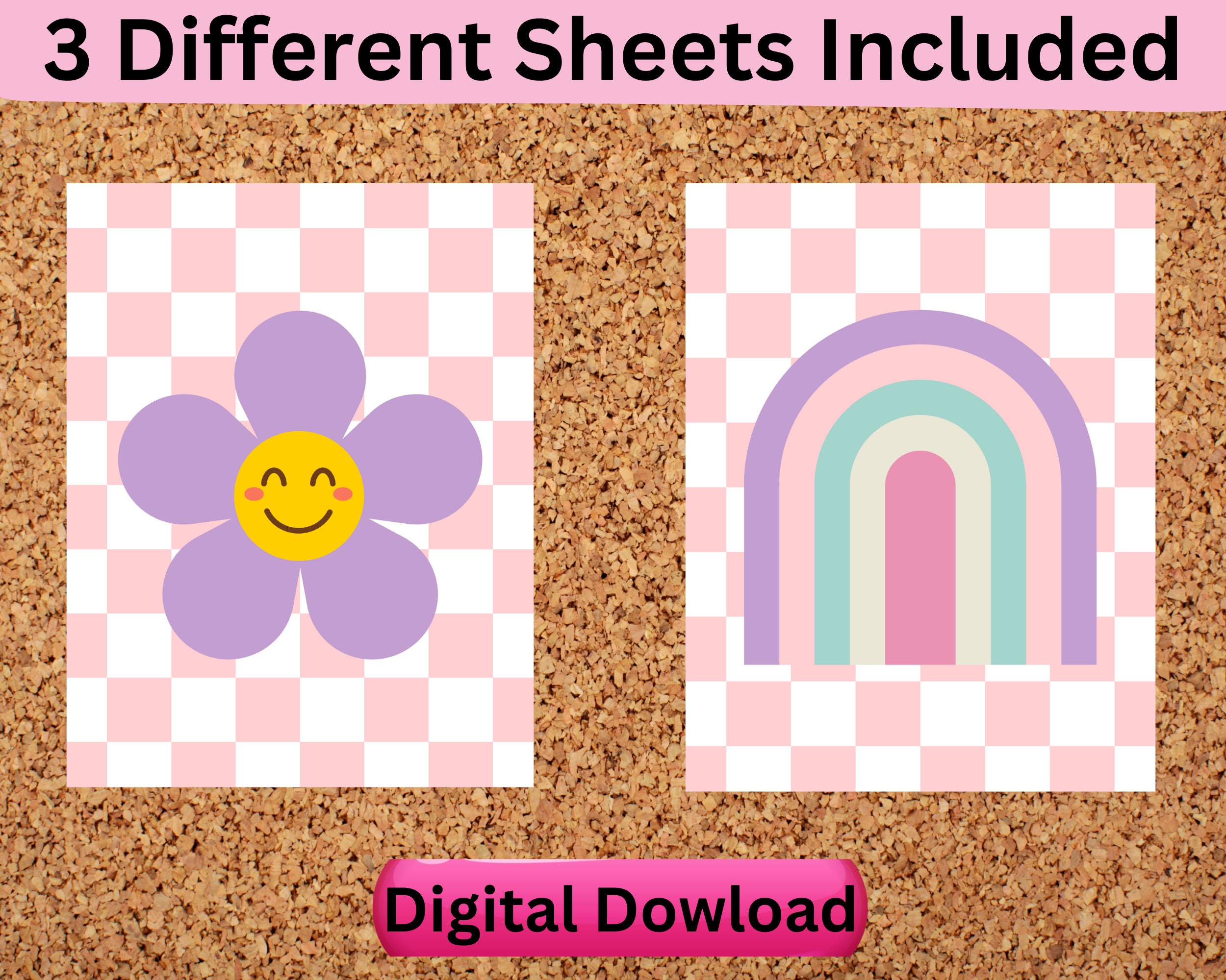 Groovy Classroom Posters, Groovy Retro and Smiley Face, Elementary ...