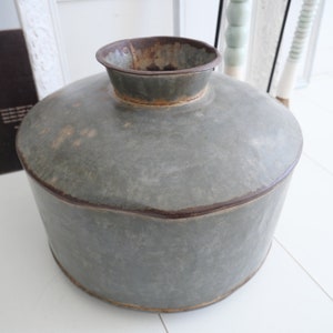 Authentic Large Metal Water Jug, Indonesia, Rustic, Farmhouse, Gift ...