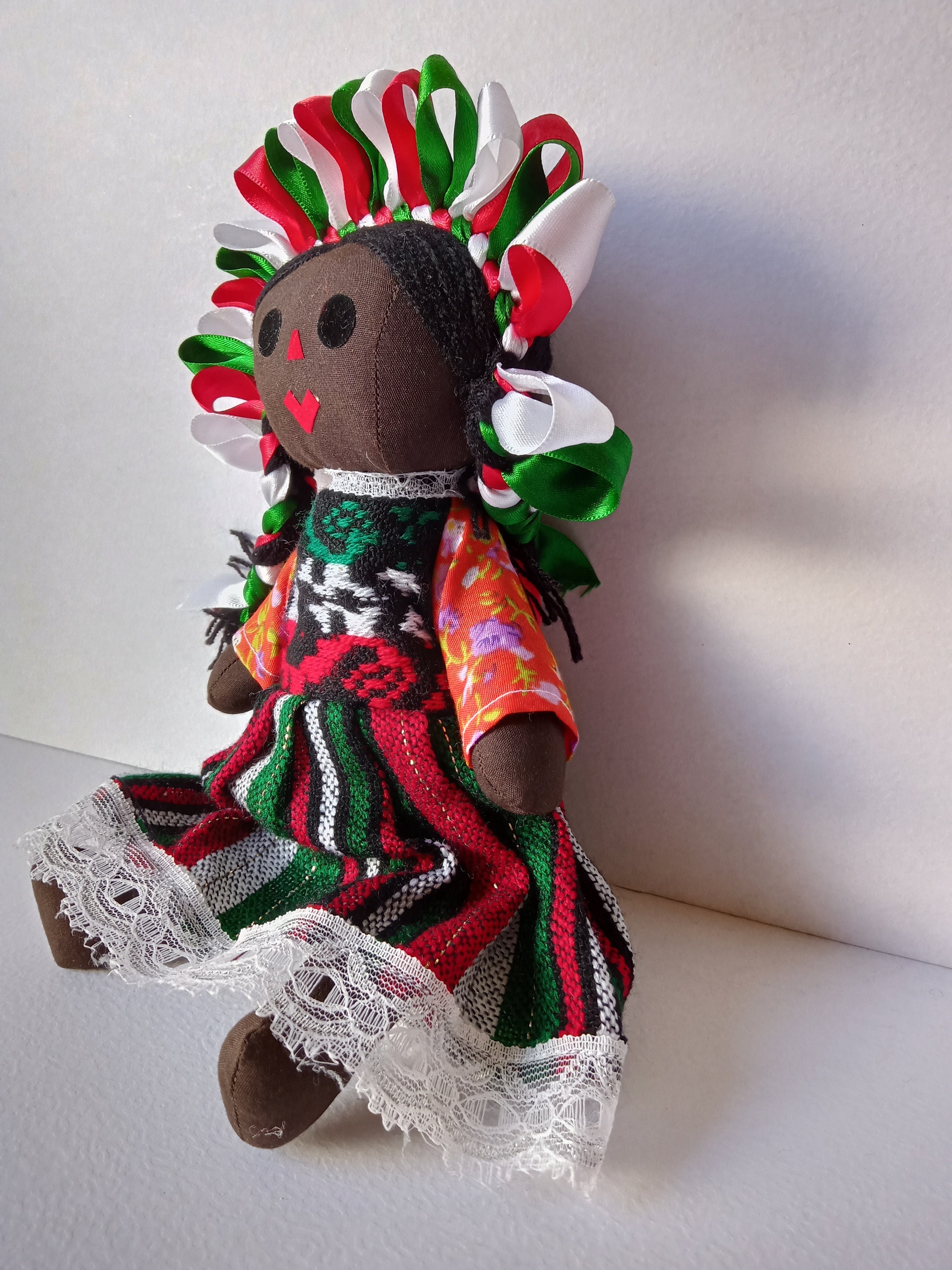 Mexican Rag Doll Broun Skin Muñeca De Trapo Maria Doll Lele - Etsy