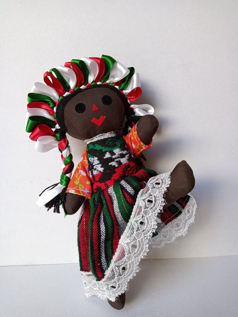 Mexican Rag Doll Broun Skin Muñeca De Trapo Maria Doll Lele - Etsy