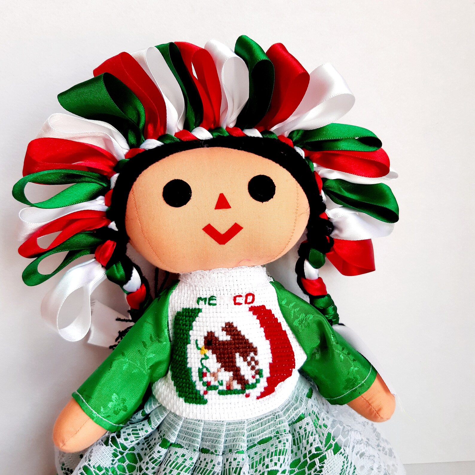 Poupée mexicaine de chiffon Muñeca de trapo poupée de Maria | Etsy