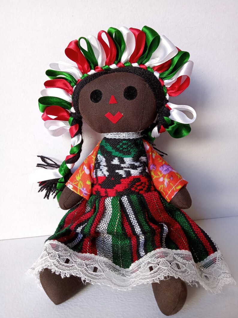 Mexican Rag Doll Broun Skin Muñeca De Trapo Maria Doll Lele - Etsy