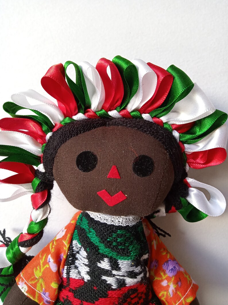 Mexican Rag Doll Broun Skin Muñeca De Trapo Maria Doll Lele - Etsy