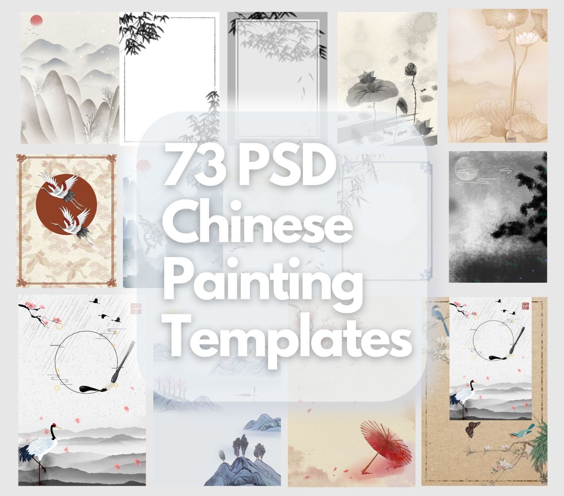 Chinese Traditional Painting Templates, Dynasty Painting, Clipart ...