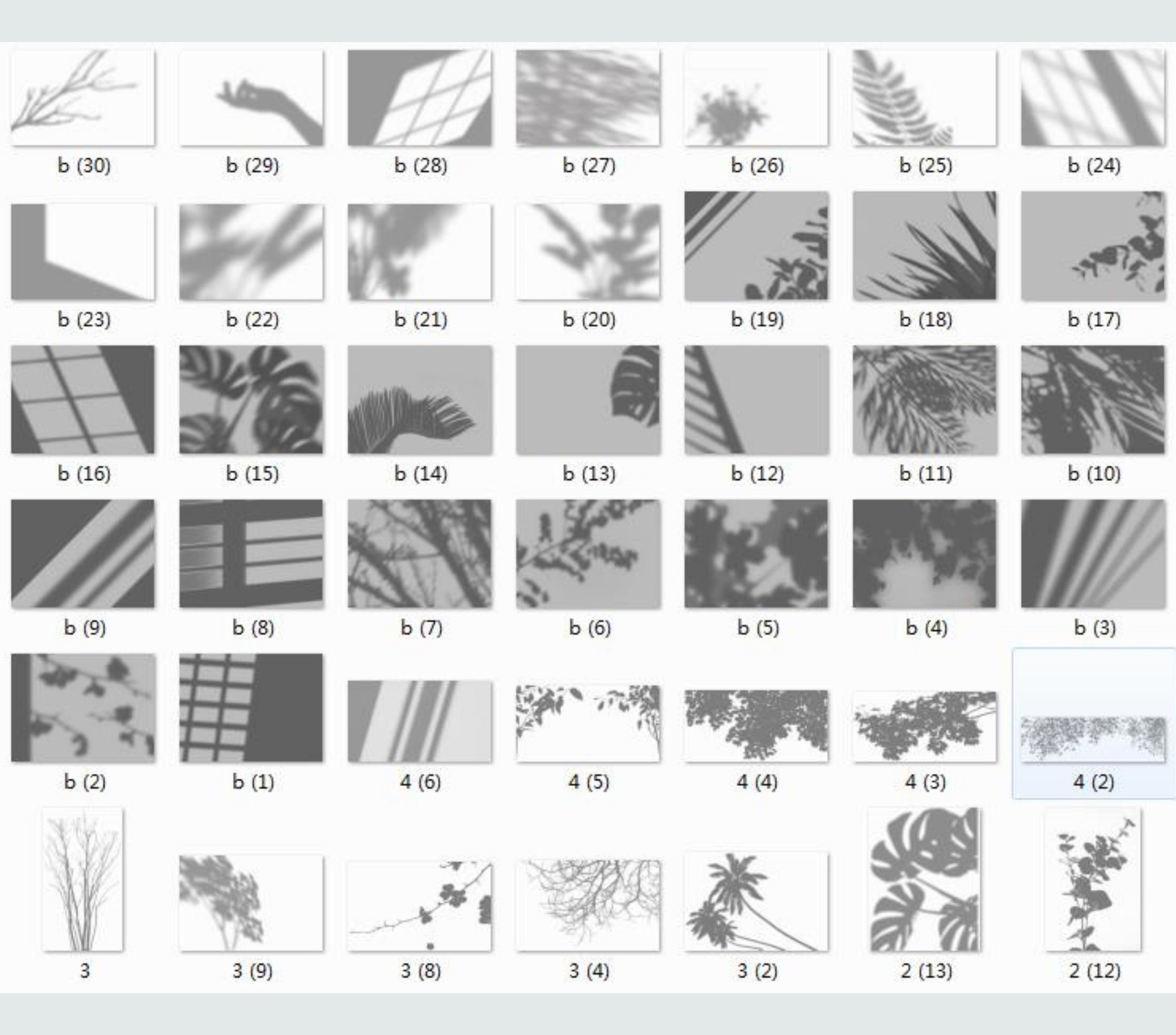 Shadow Bundle Overlays, Shadow Bundle Digital Image, Shadow Bundle ...