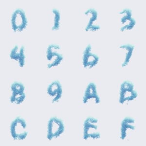 Cloud Number & Letter Overlays, Cloud Alphabet Font Clipart ,number ...