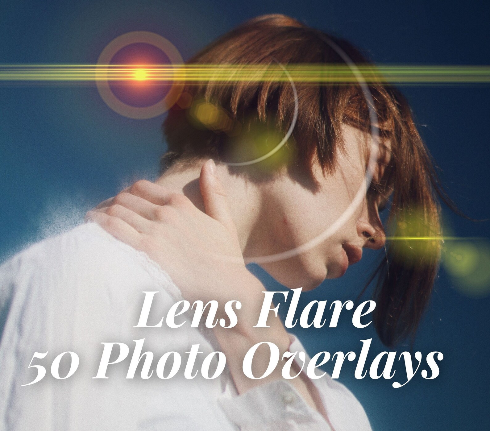 Lens Flare Overlays, Lens Flare Digital Image, Lens Flare Digital Paper ...