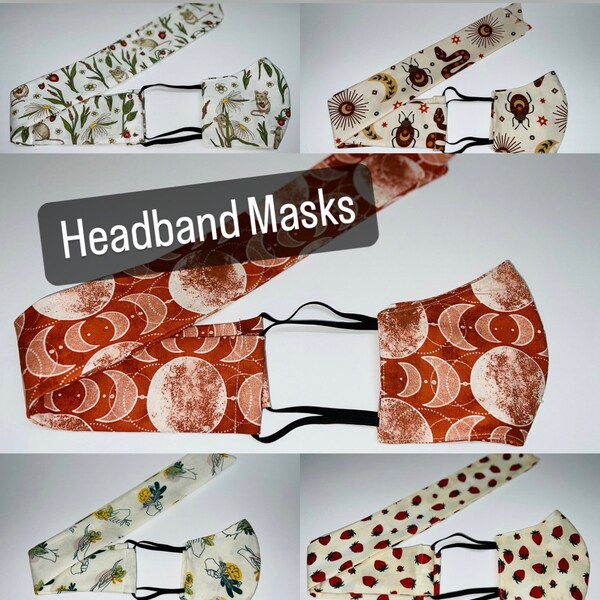Mask Headband - Etsy