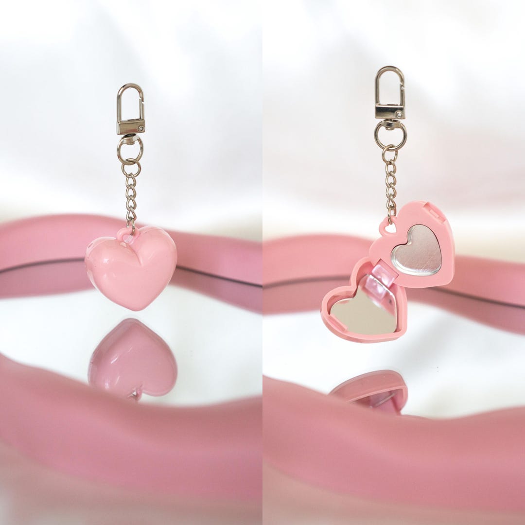 DIY Lip & Cheek Balm Heart Bag Charm | Purse Charm | Keyring ...
