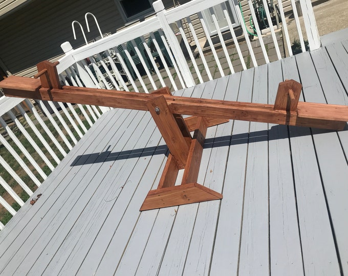 Handmade Wooden Kids Seesaw - Etsy