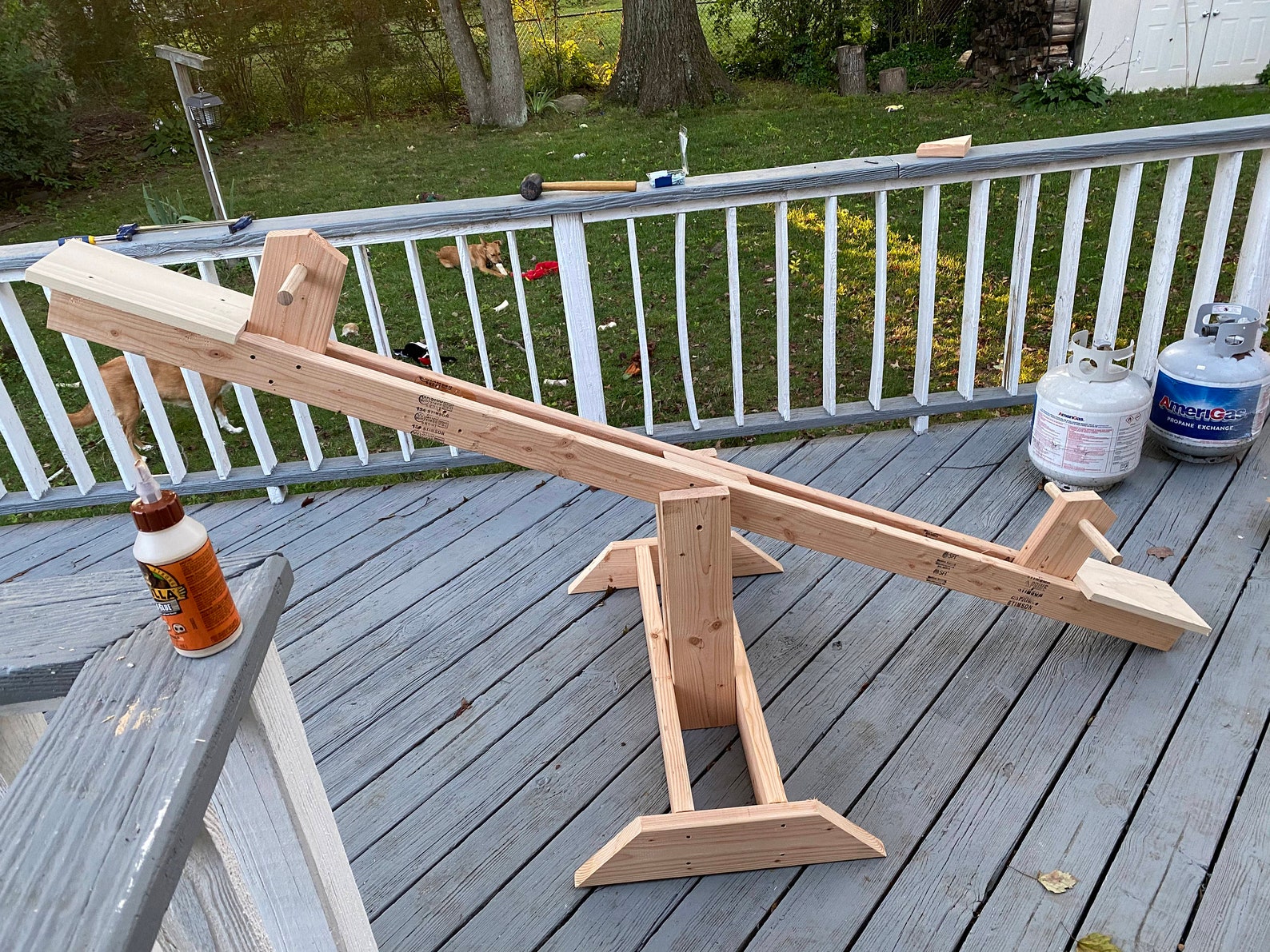 Full Size Seesaw Swing Natural Wood Teeter Tooter Swing - Etsy