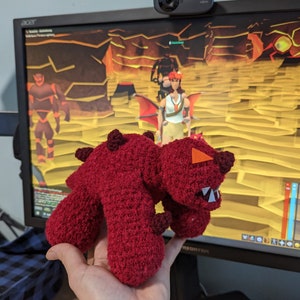 OSRS Tz-tok-jad Amigurumi - Crochet Pattern - Etsy