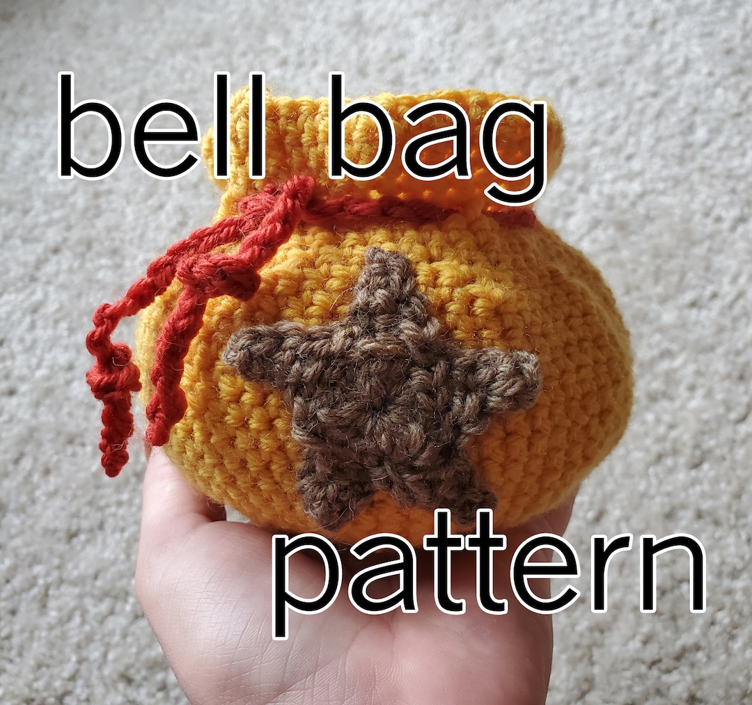 Animal Crossing Bell Bag Pouch - Crochet Pattern - Etsy