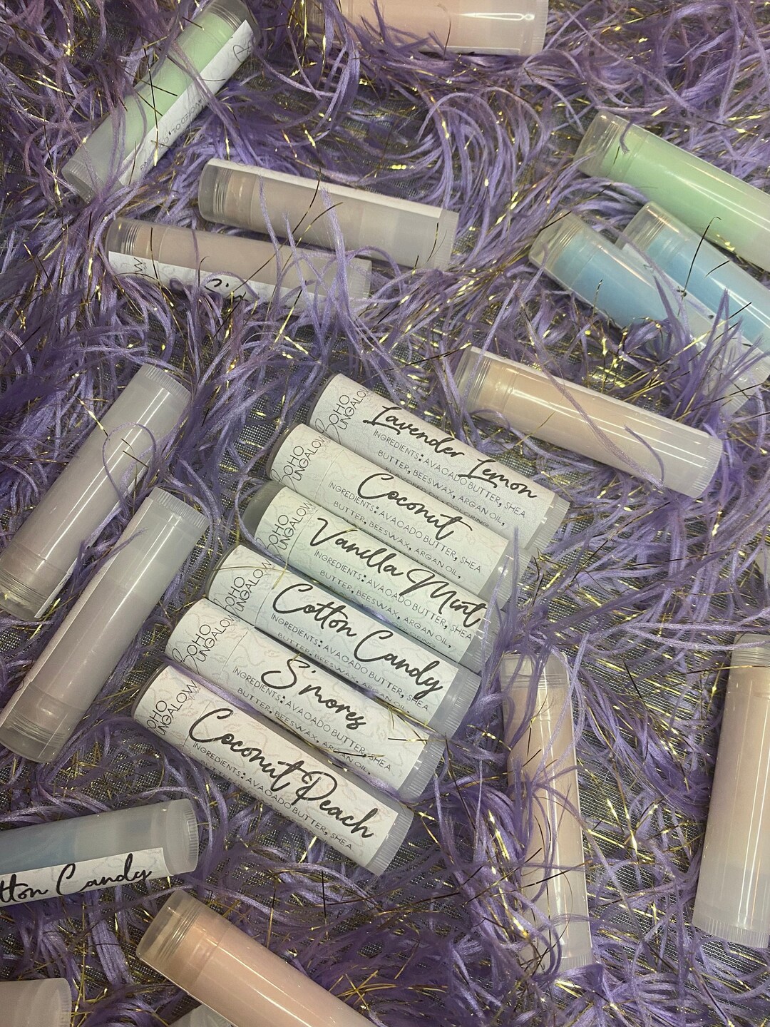 Handmade / Small Batch Chapstick Natural Avocado, Shea, Argon, Beeswax ...
