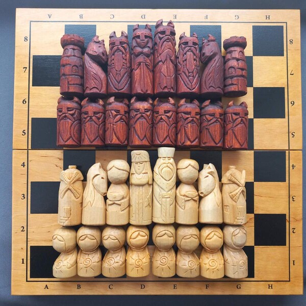 Medieval Chess Set - Etsy