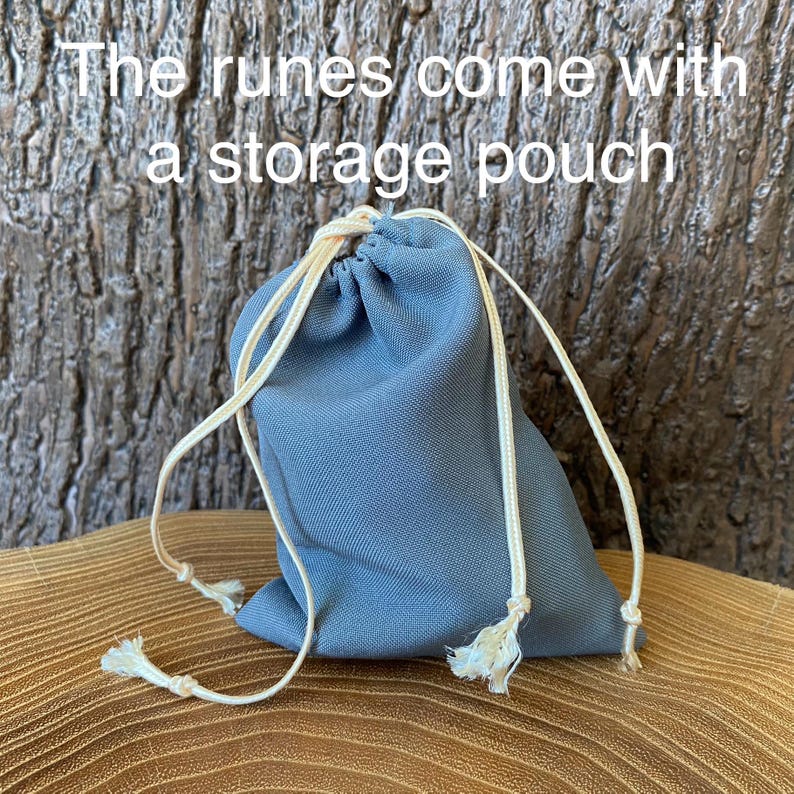 Hand Carved Elder Futhark Runes Set Norse Divination Witchcraft Tool - Etsy