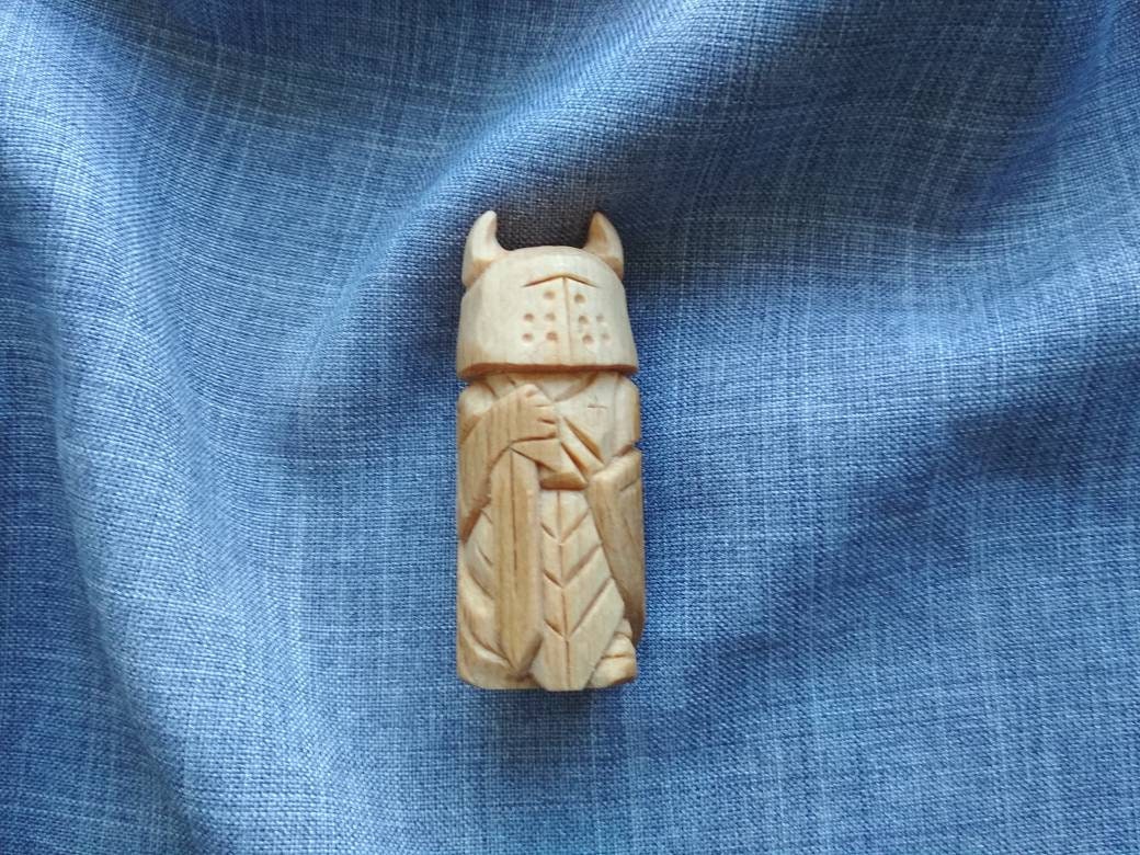 Carved Wooden Knight Handmade Wooden Knight Figurine - Etsy UK