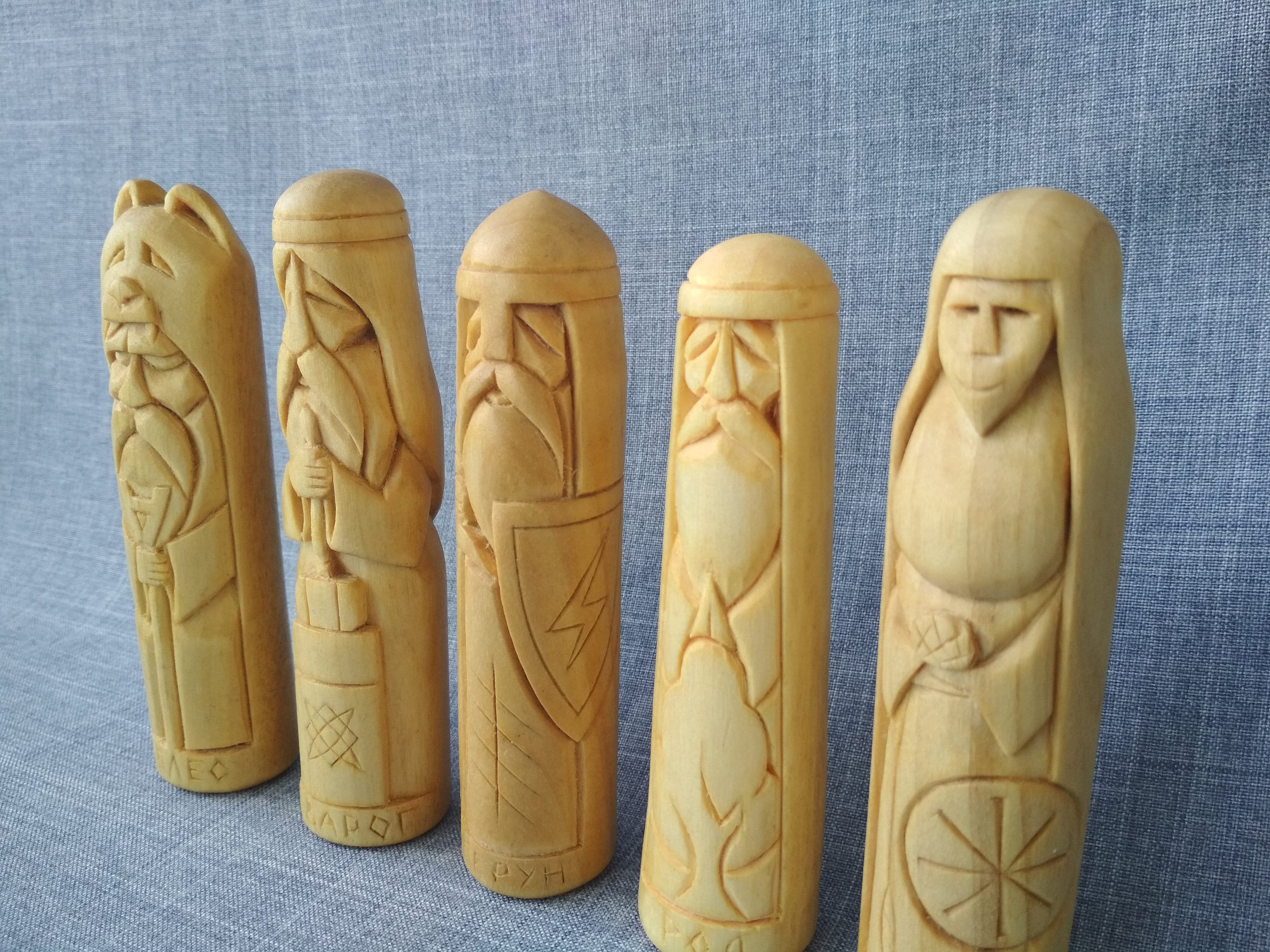 Wooden Idol. Pantheon of Gods. Scandinavian Idol. Wood Carving - Etsy