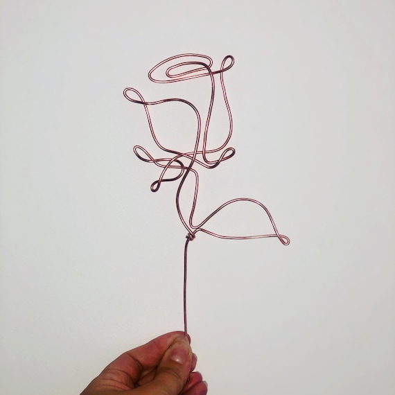 Wire Rose | Etsy