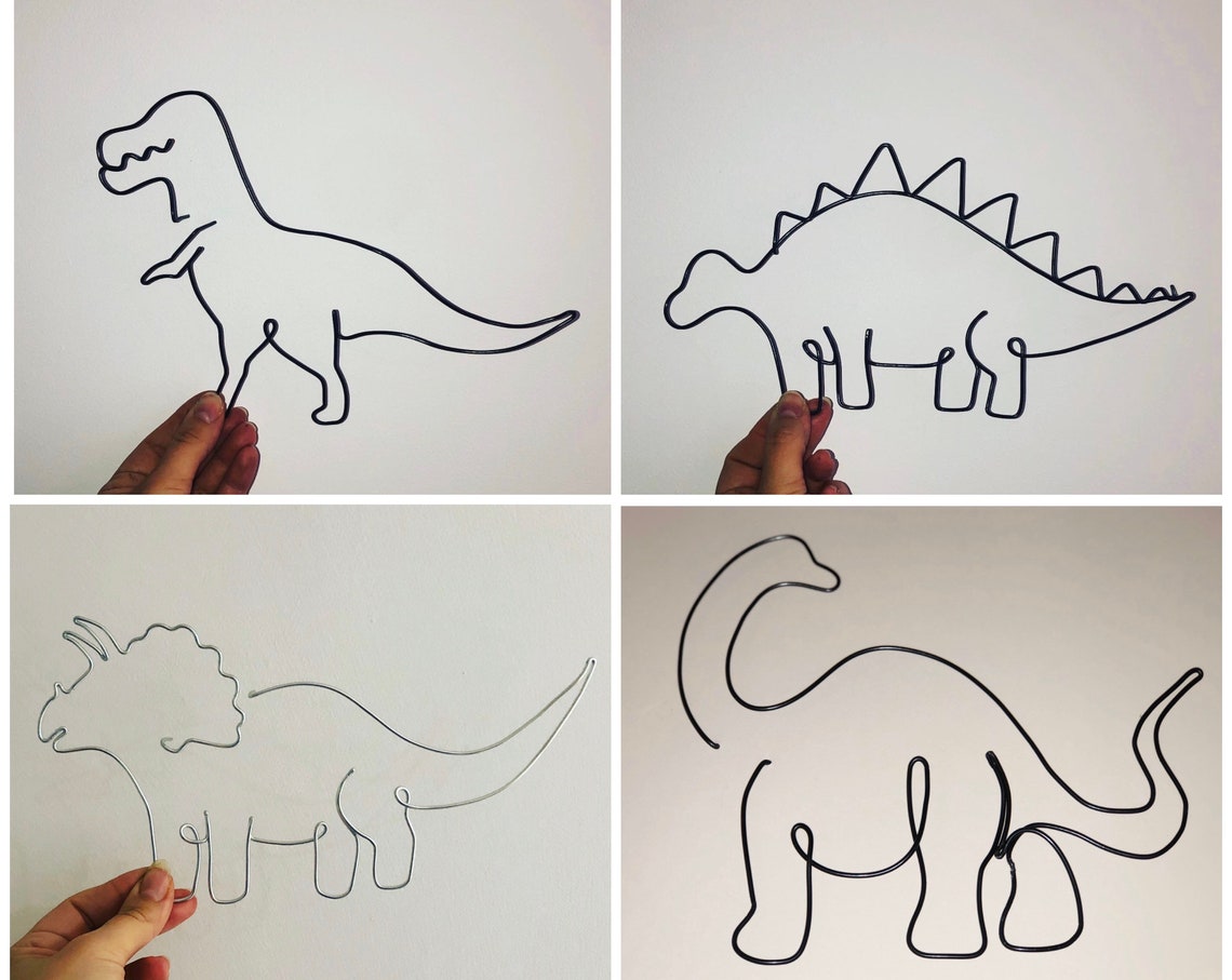 Wire Dinosaurs - Etsy