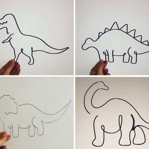 Wire Dinosaurs - Etsy