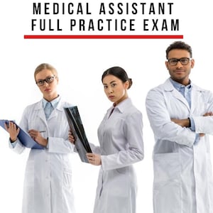 CMA (AAMA) Medical Assistant Full Practice Exam -new Released - Etsy