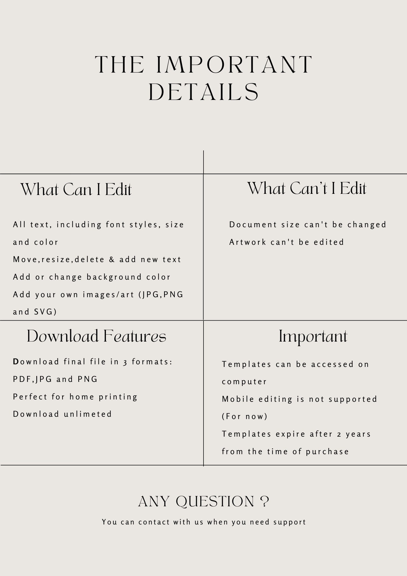BEST Modern Welcome Letter & Timeline Template, Minimalist Wedding ...