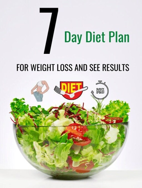 Diet Chart For Weight Loss In 7 Days