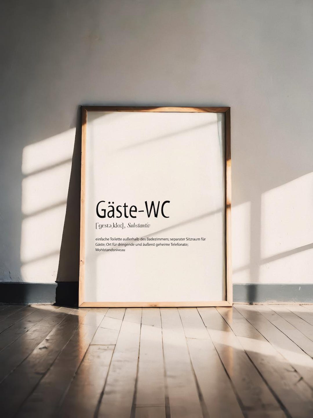 Poster Gaste Wc
