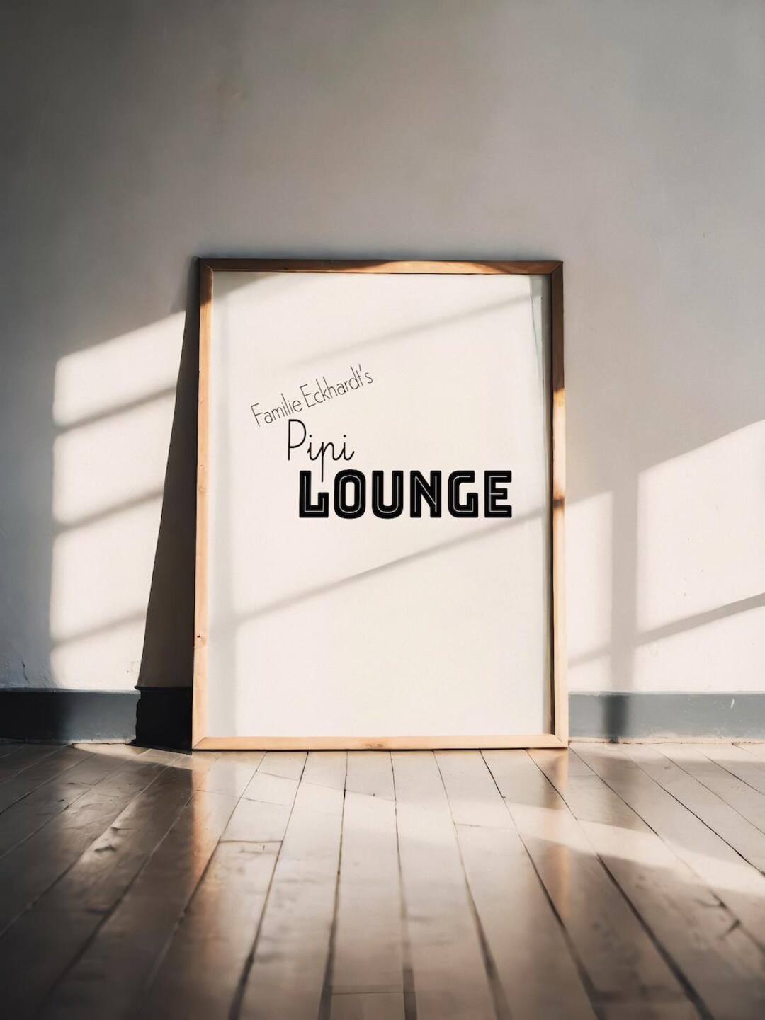 Funny Poster Pipi Lounge – Personalized Wall Decoration for Your Home ...